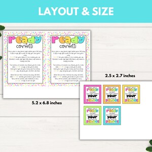 Ready Confetti Poem Night Before School, Teacher Poem, School Confetti ...