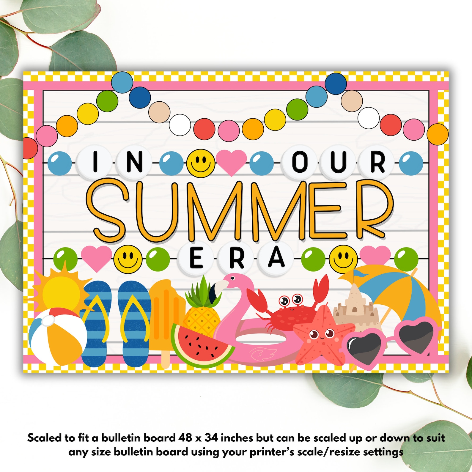 Summer Bulletin Board Kit, Classroom Decor, End of the Year Bulletin ...
