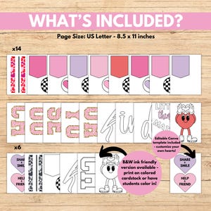 Valentine's Day Bulletin Board Kit for February Classroom Decoration ...