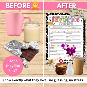 Editable Teacher Favorites Questionnaire Printable PDF and Canva ...