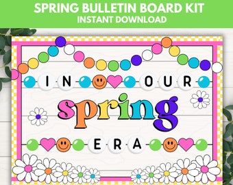 Spring Bulletin Board Kit, Easter Bulletin Boards, Groovy Classroom ...