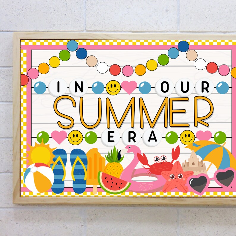 Summer Bulletin Board Kit, Classroom Decor, End of the Year Bulletin ...