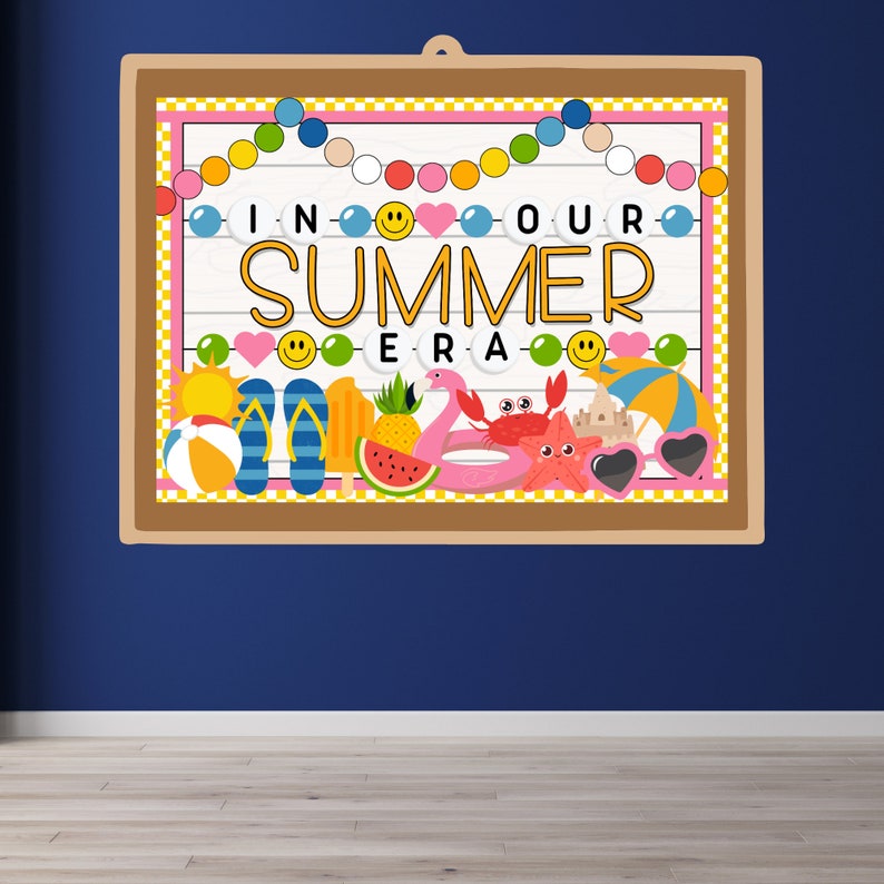 Summer Bulletin Board Kit, Classroom Decor, End of the Year Bulletin ...