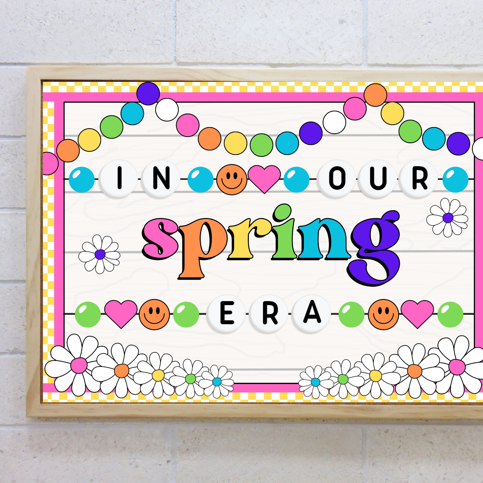 Spring Classroom Decor, Spring Bulletin Board Kit, Classroom Door Decor ...