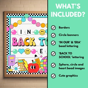 Back to School Bulletin Board, Bulletin Board Kit, First Day of School ...