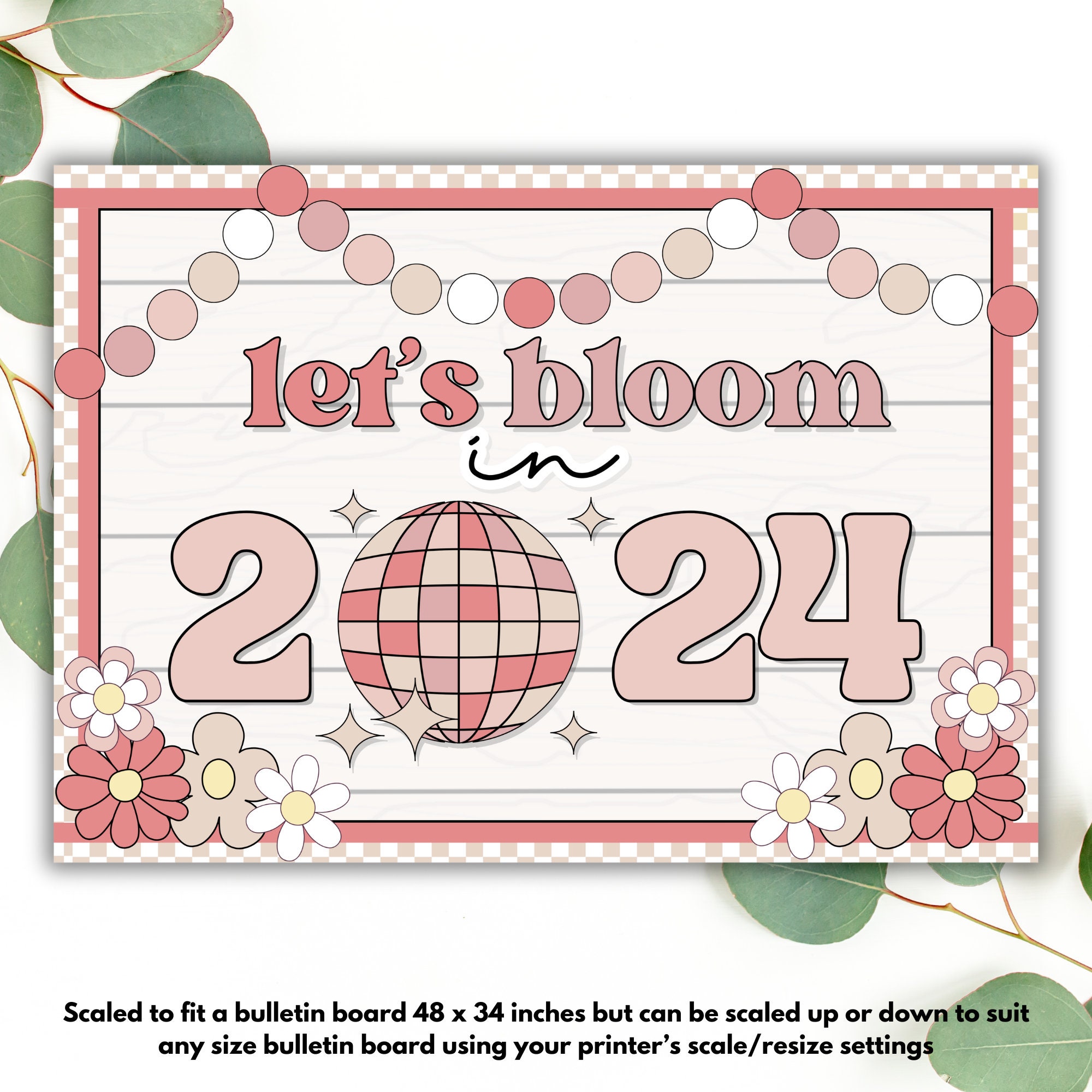 New Year Bulletin Board, Retro Classroom Decor, New School Year ...