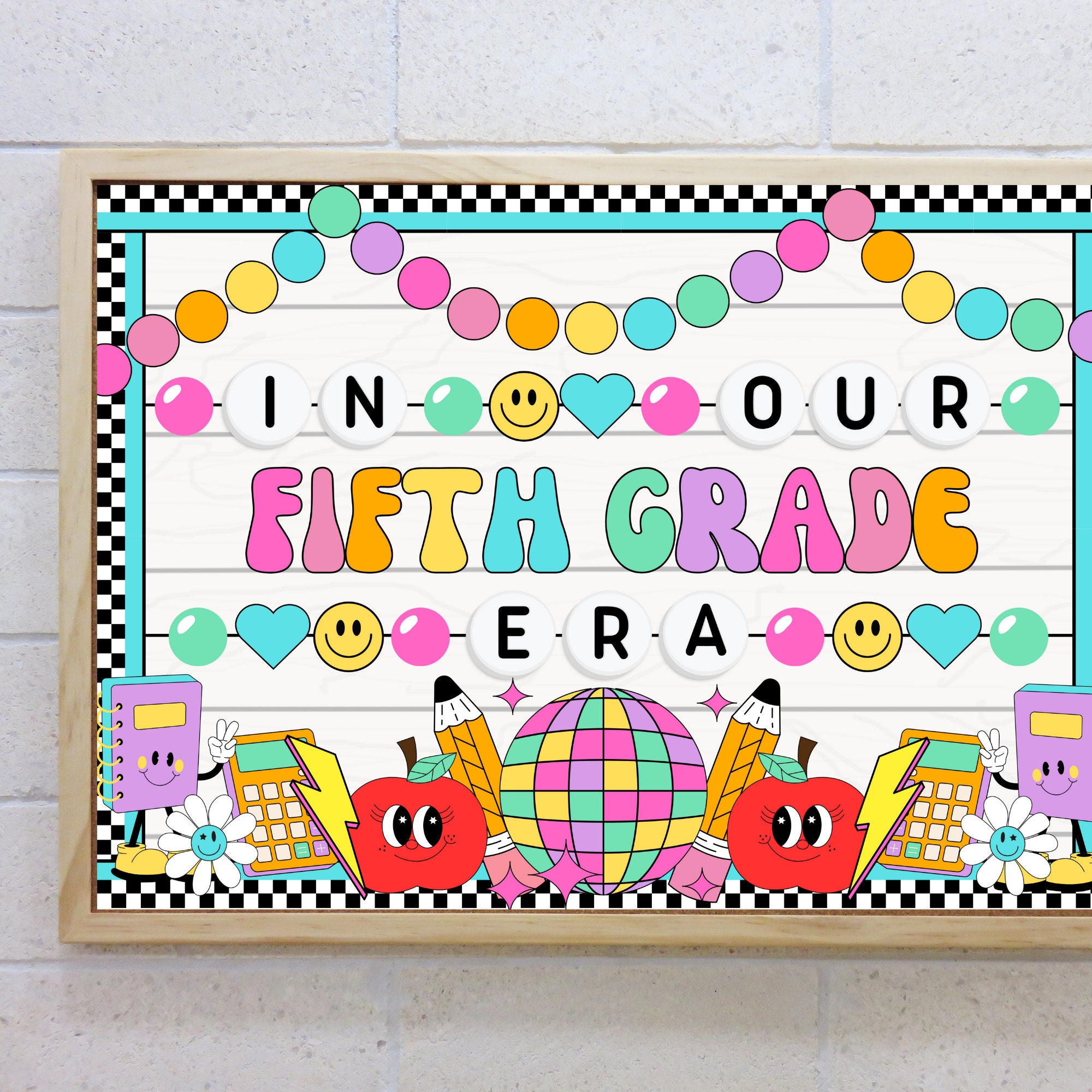 Back to School Bulletin Board, Bulletin Board Kit, First Day of School ...