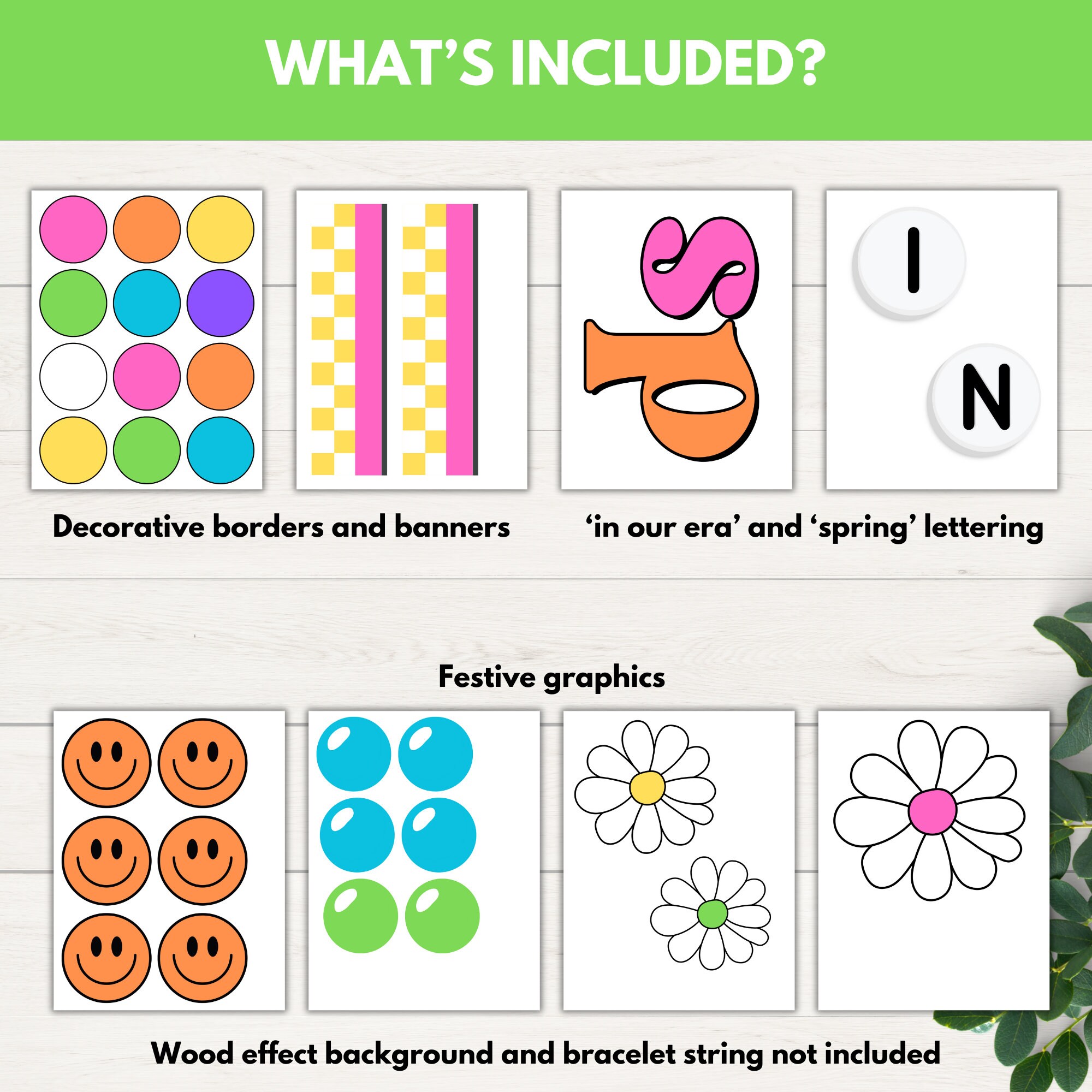 Spring Classroom Decor, Spring Bulletin Board Kit, Classroom Door Decor ...