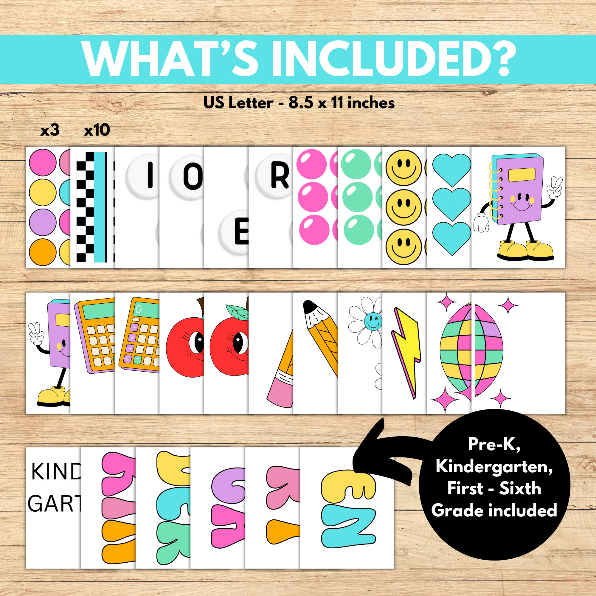 Back to School Bulletin Board, Bulletin Board Kit, First Day of School ...