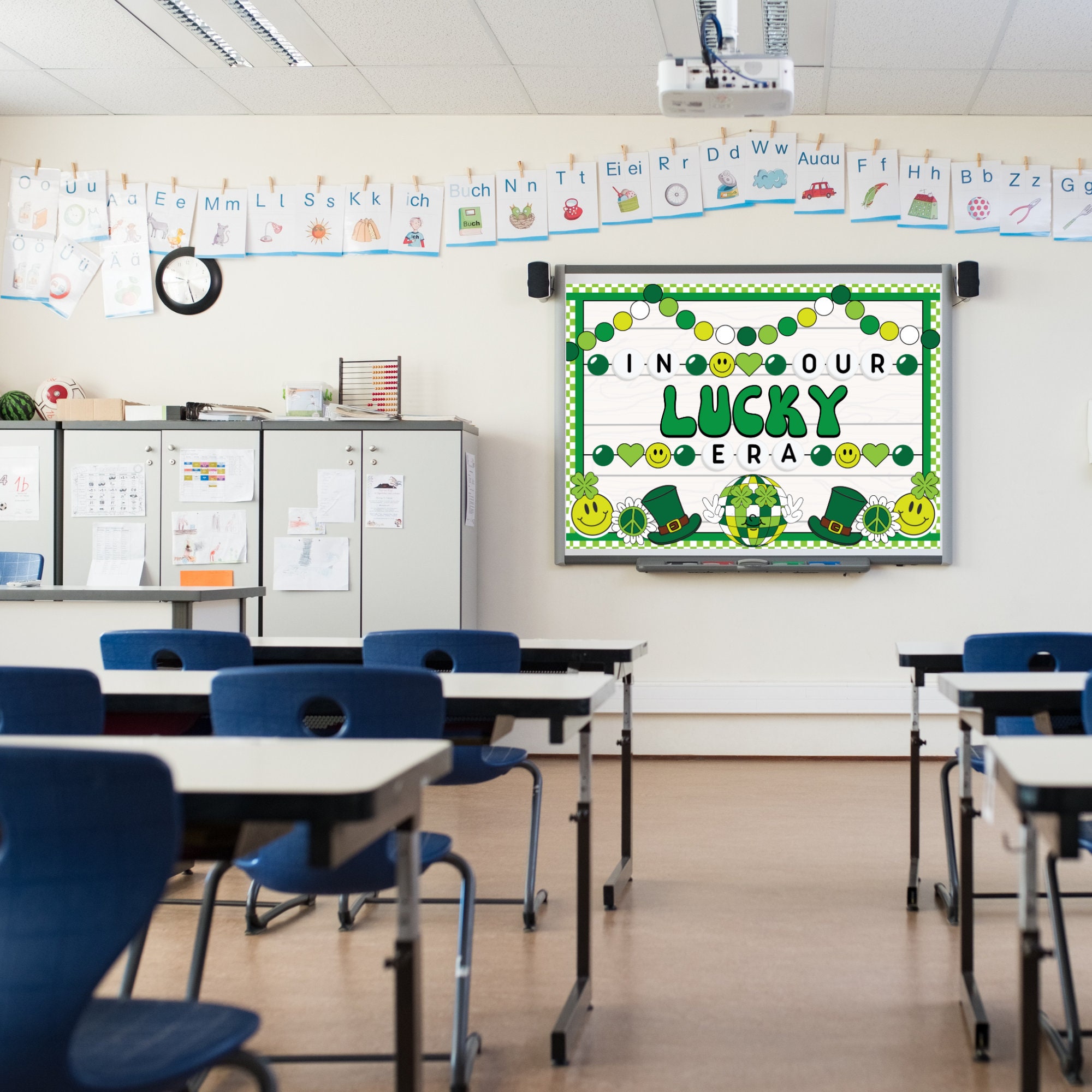 St Patricks Day Bulletin Board Kit, St Patrick Bulletin Boards ...