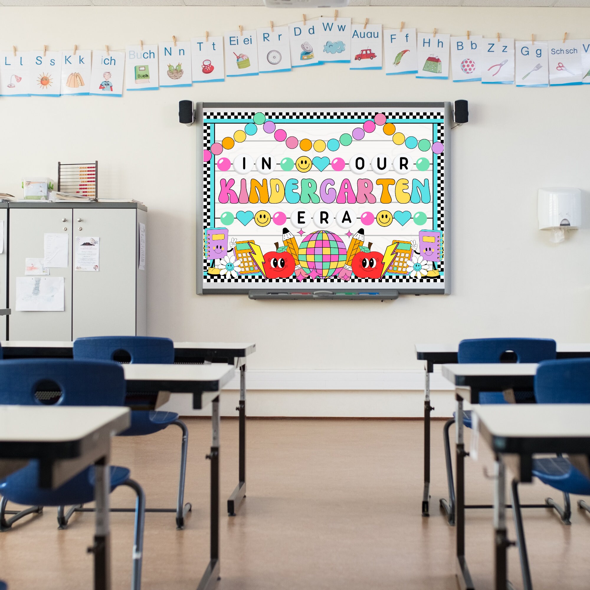 Back to School Bulletin Board, Bulletin Board Kit, First Day of School ...