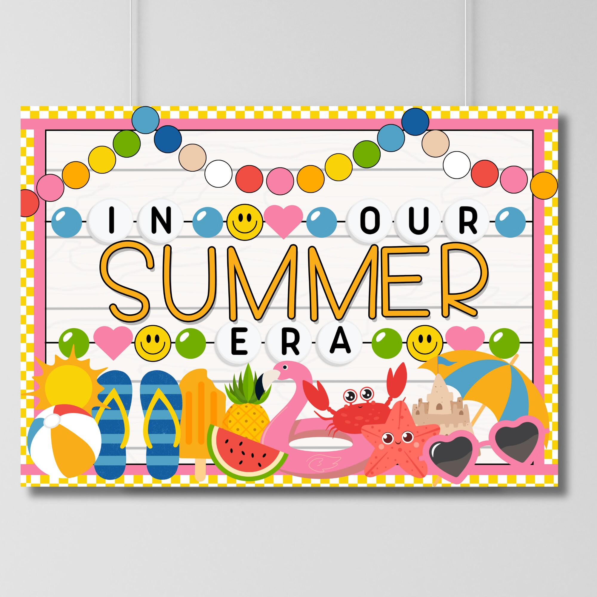 Summer Bulletin Board Kit, Classroom Decor, End of the Year Bulletin ...
