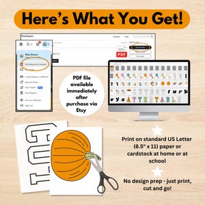 Thanksgiving Door Decor Kit for Teachers Printable Bulletin Board Set ...