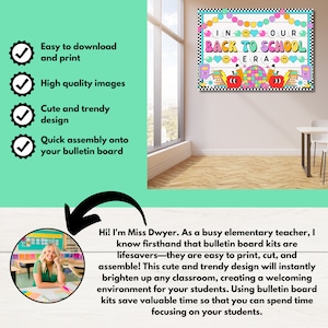 Back to School Bulletin Board, Bulletin Board Kit, First Day of School ...