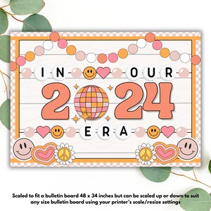 New Year Bulletin Board Printable, January Bulletin Board, New School ...