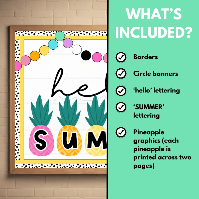 Summer Bulletin Board Kit, Classroom Decor, End of Year Bulletin Board ...