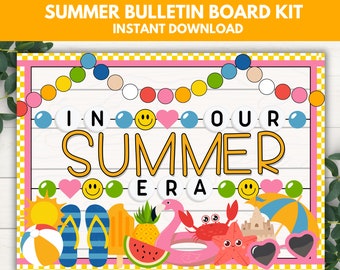 Summer/end of Year Bulletin Board Kit - Etsy