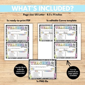 A Note From Your Teacher, Happy Mail From Teacher, Teacher Note ...