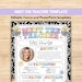 Rainbow Bright Meet the Teacher, Meet the Teacher Template, Meet the ...