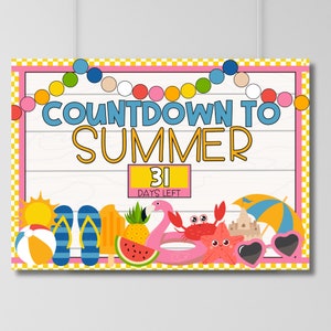 Summer Bulletin Board Kit, Classroom Decor, End of School Year Bulletin ...
