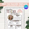 Rainbow Bright Meet the Teacher, Meet the Teacher Template, Meet the ...