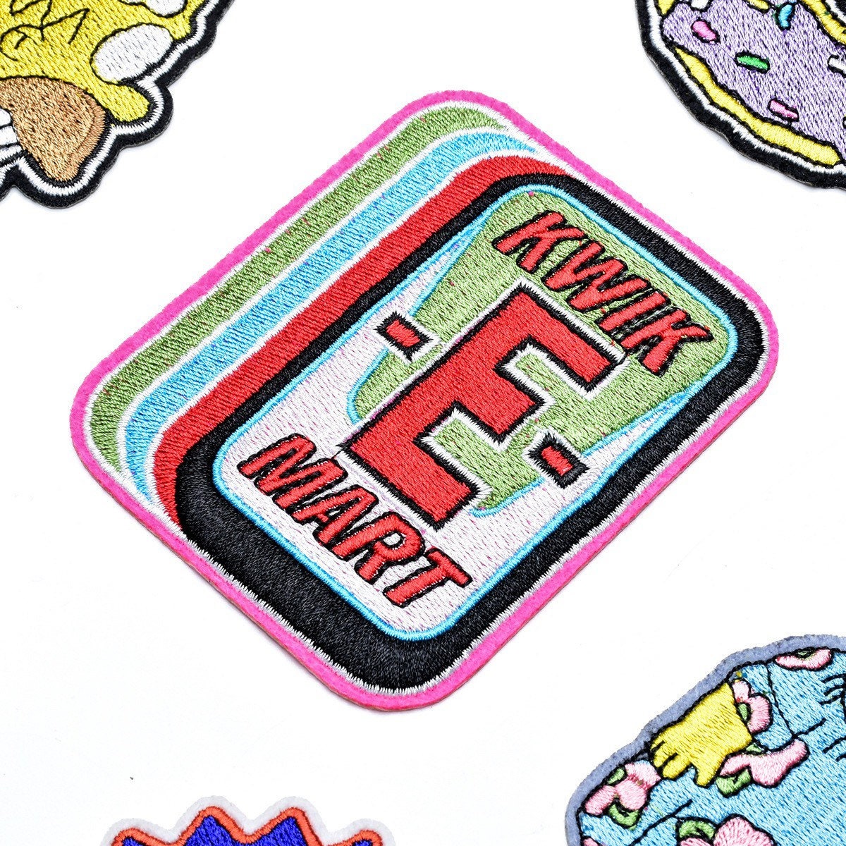 The Simpsons Iron on Patches Cartoon Embroidered Round Sew - Etsy UK