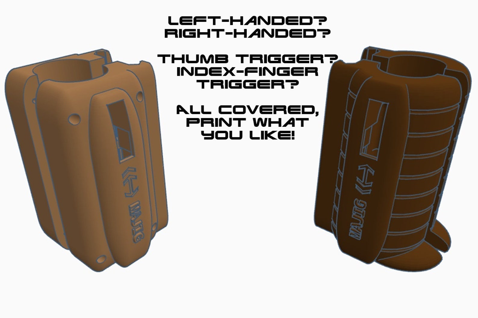 MAJIG Kit: Modular Attachment Jolt in Grip - Add a Little Nerf Mayhem ...