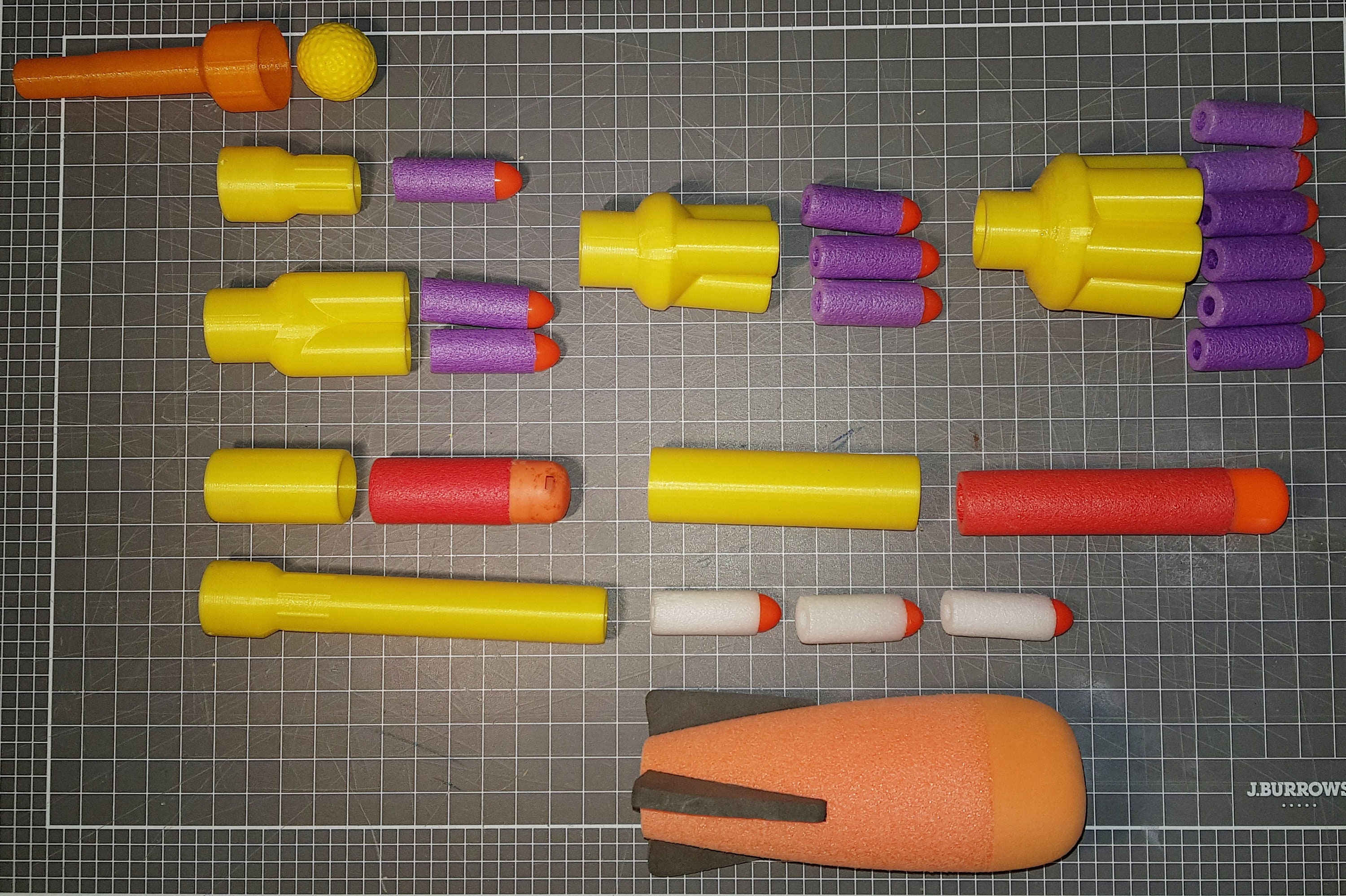 Multisolo - Nerf Single Shot Pistol Converter for Multi-calibre Multi ...