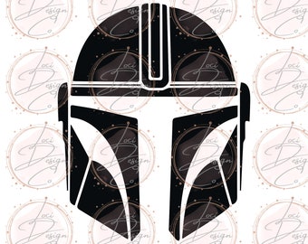 Mando Helmet Png - Etsy