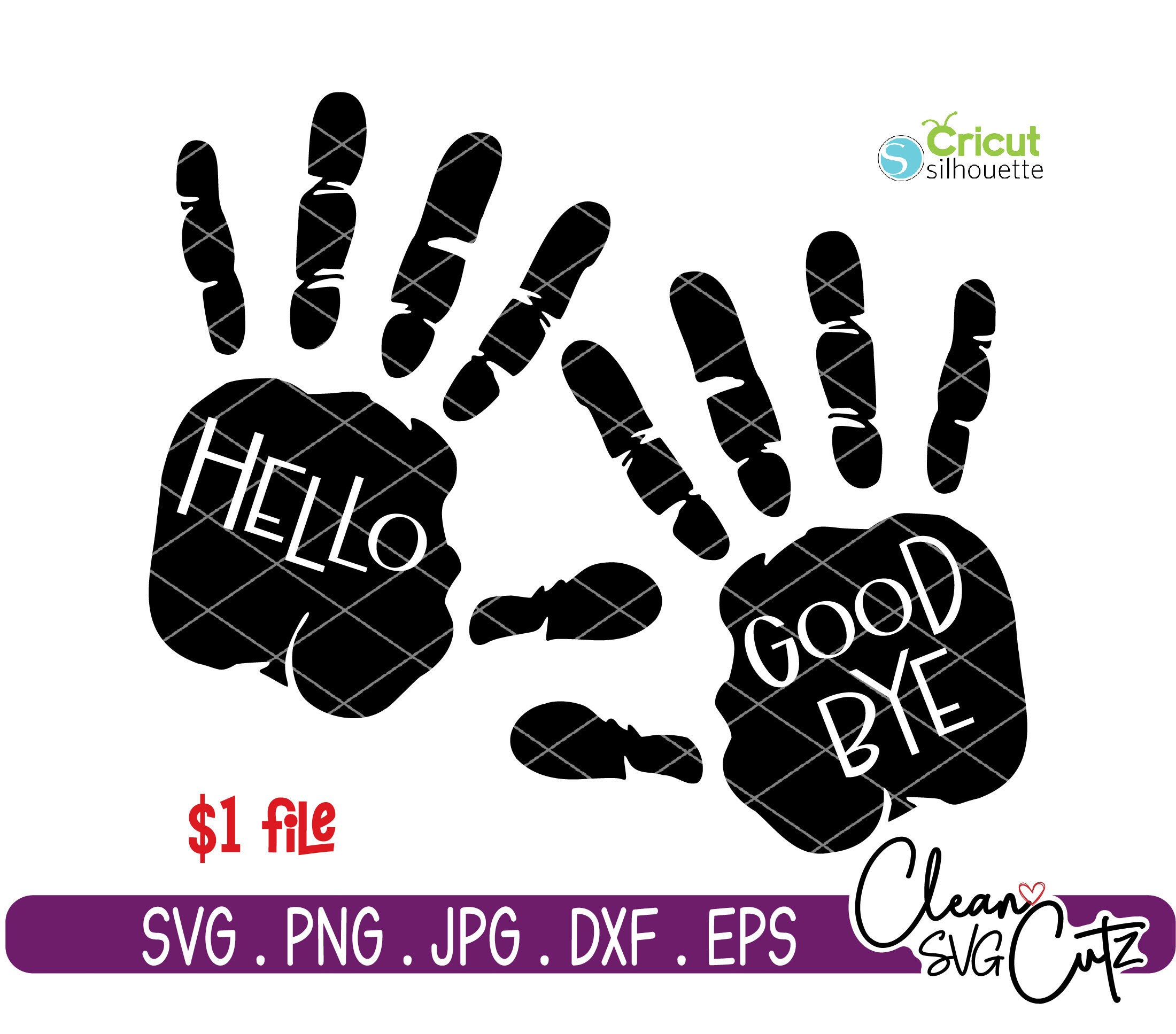 Hello Goodbye SVG Umbrella Academy Klaus Hargreeves Svg File - Etsy