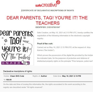 Parents Tag You're It SVG, End of School SVG, Peace Out Svg, Last Day ...