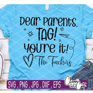 Parents Tag You're It SVG, End of School SVG, Peace Out Svg, Last Day ...