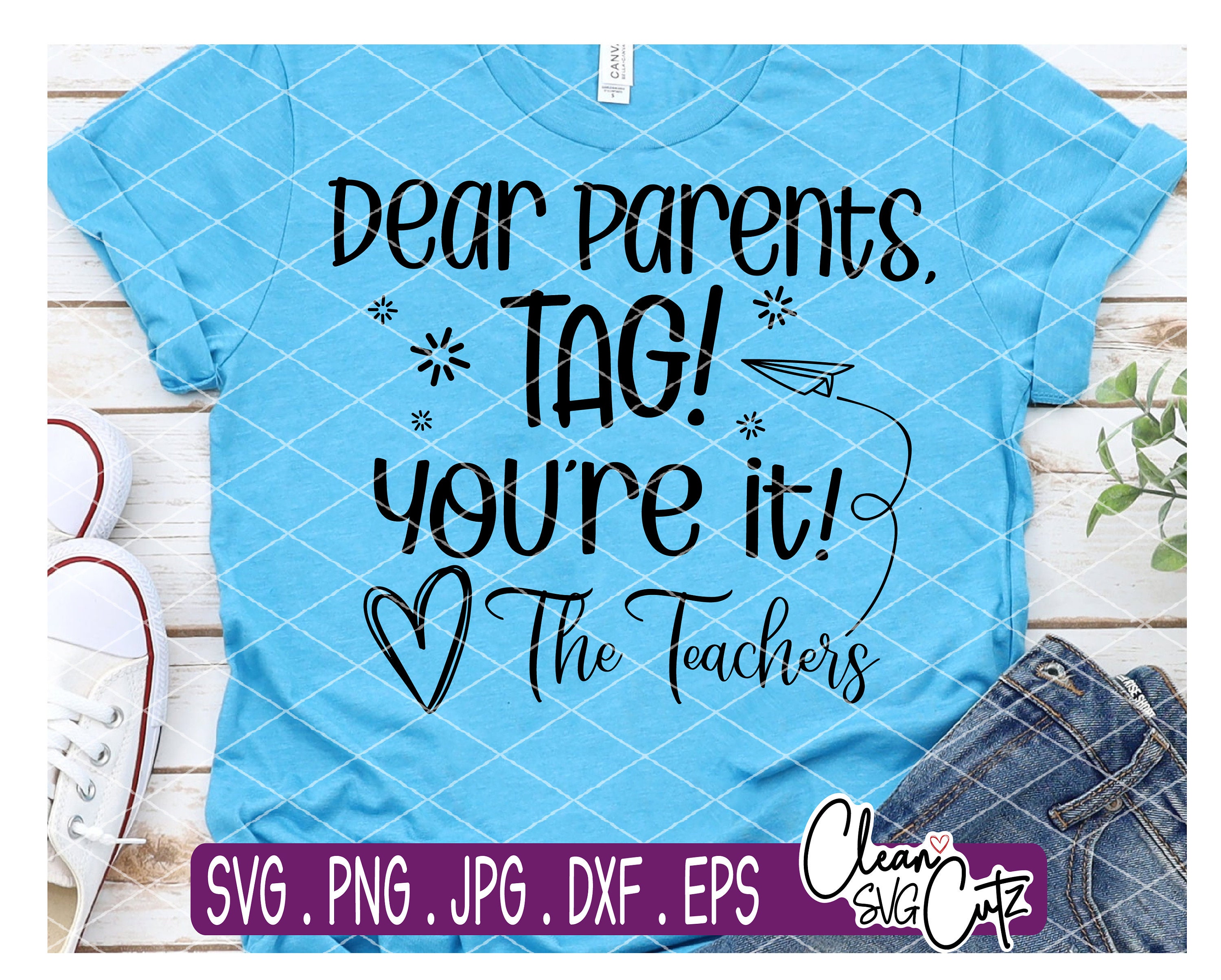 Parents Tag You're It SVG End of School 2021 SVG Peace - Etsy