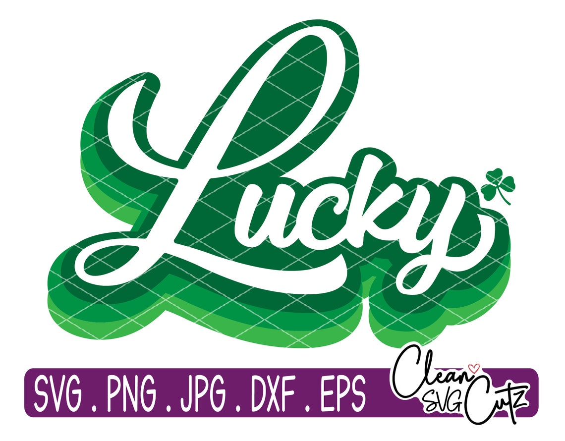 Lucky SVG Funny St Patty SVG St Patty's Day Design St - Etsy