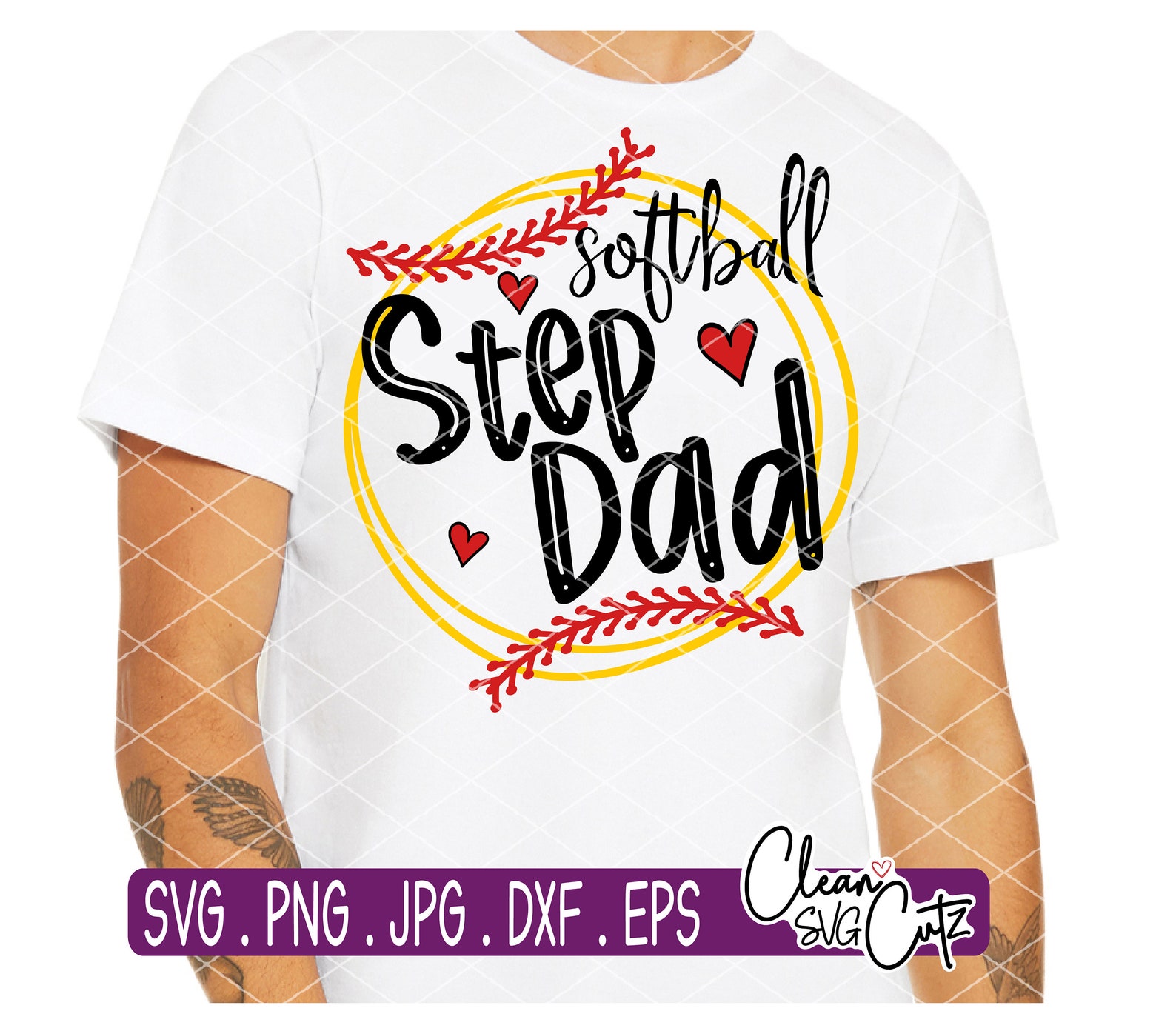 Softball Step DAD Svg Softball Svg Softball Cut File Softball | Etsy