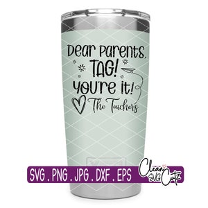 Parents Tag You're It SVG, End of School SVG, Peace Out Svg, Last Day ...