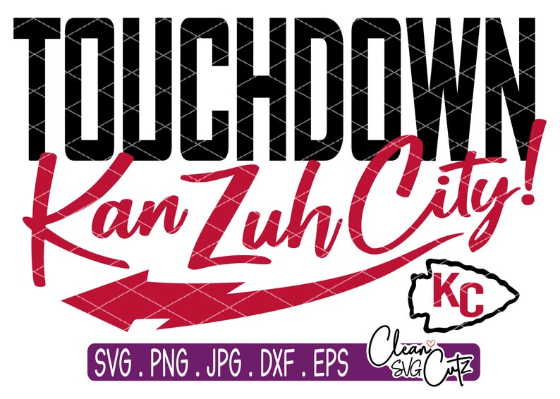 Chiefs SVG: Mahomes, Touchdown Kansas City Design (digital Files) - Etsy