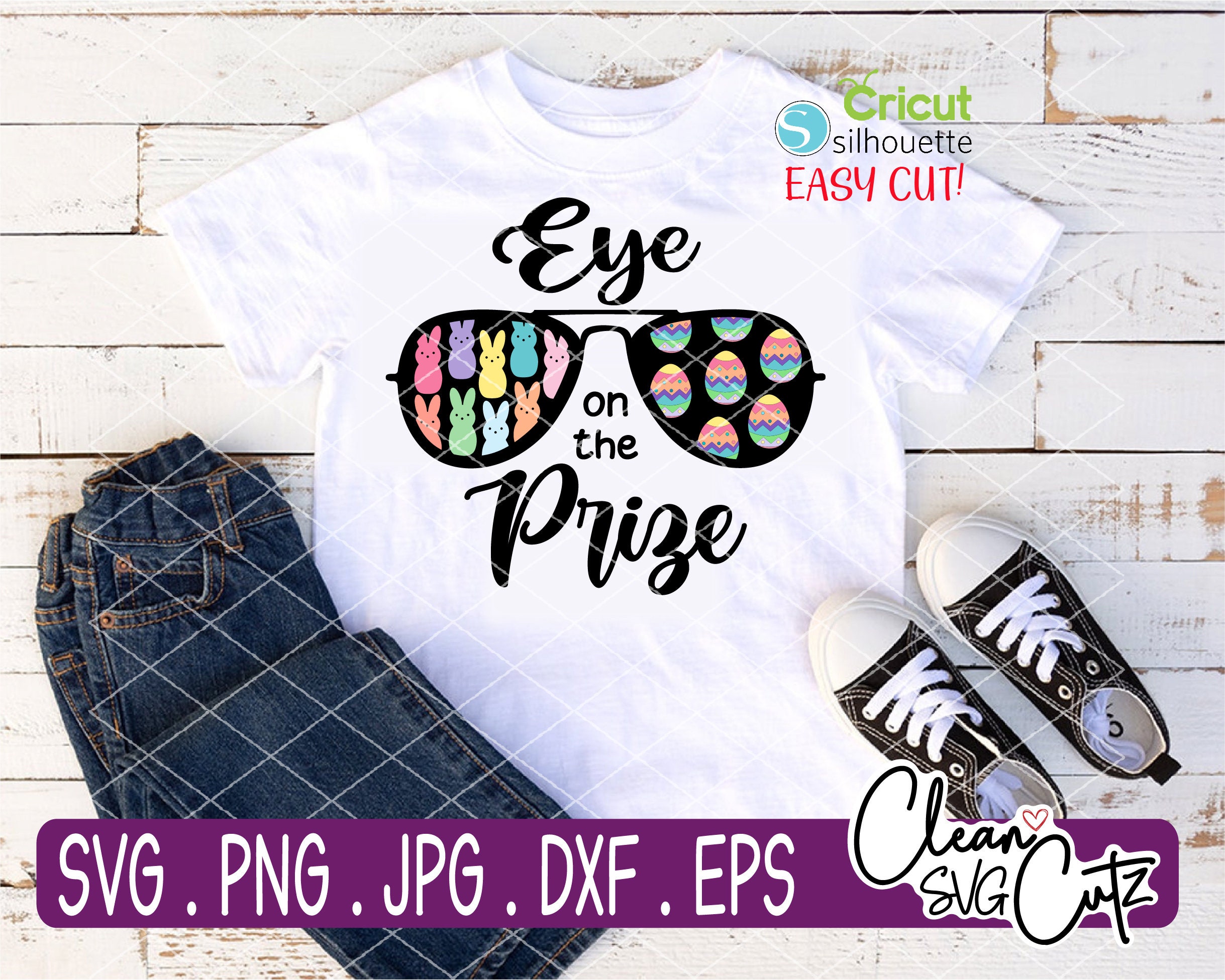 Easter SVG Eye on the Prize Svg Cricut Cut Files Layered - Etsy