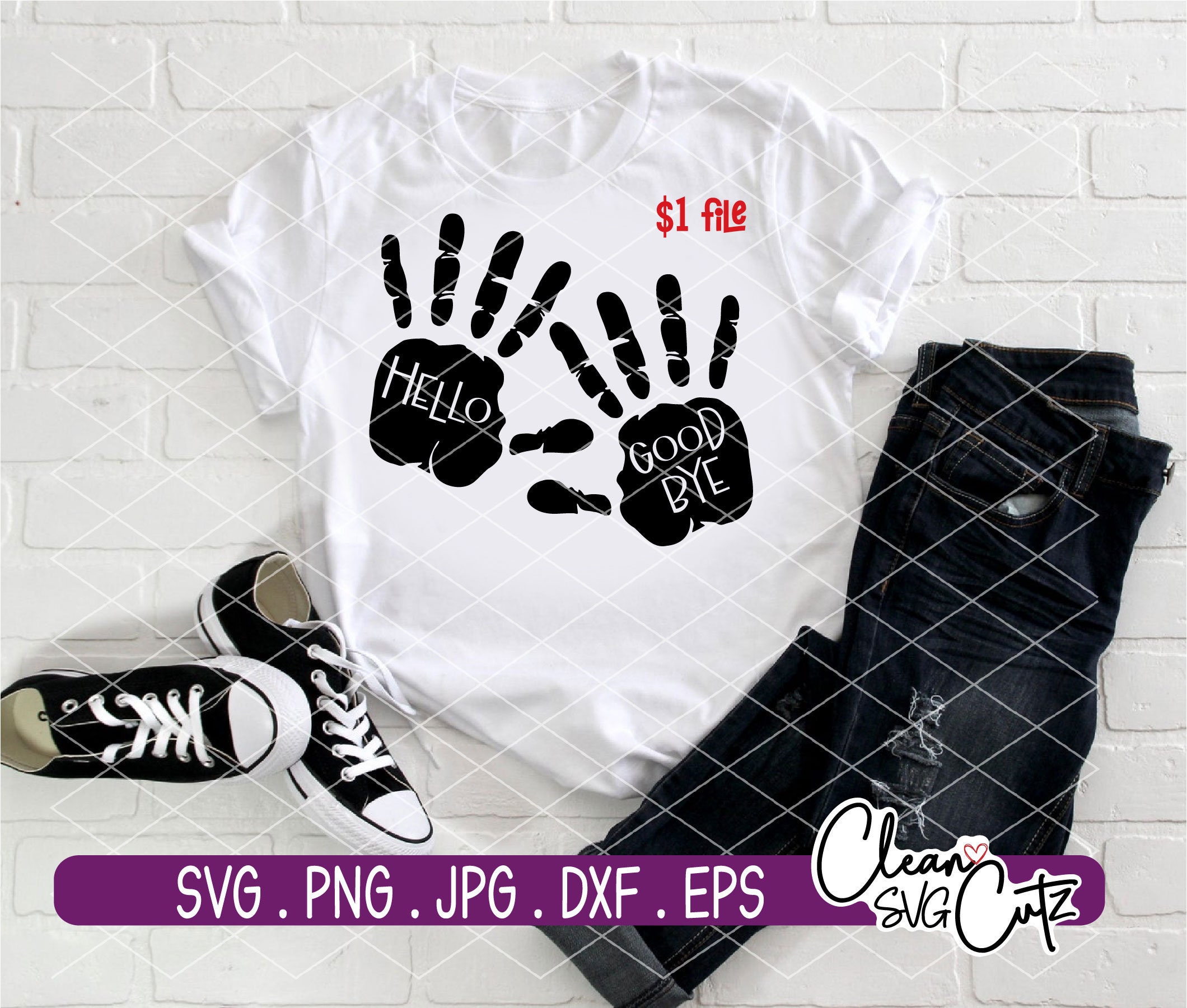 Hello Goodbye SVG Umbrella Academy Klaus Hargreeves Svg File - Etsy