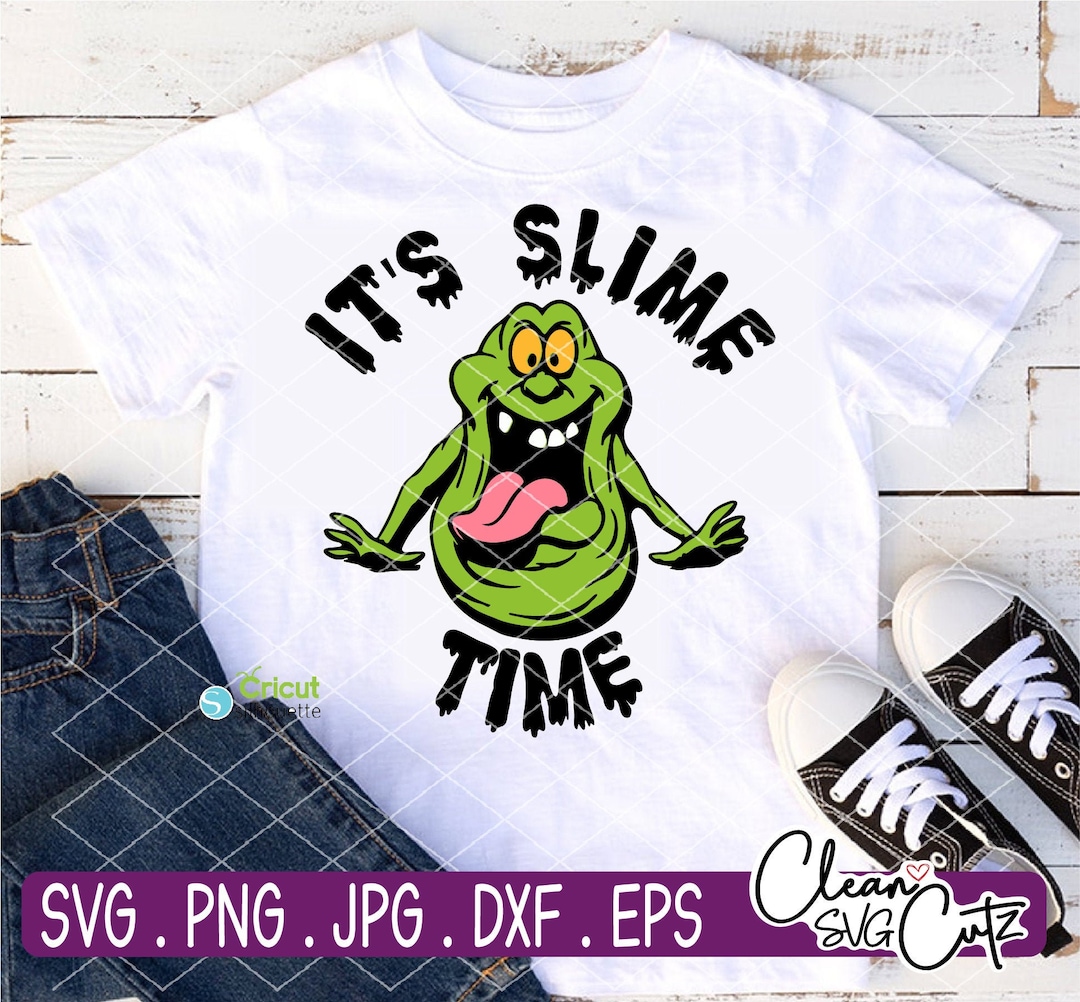 Slimer SVG: Ghost Logo Cut File for Cricut (digital Download) - Etsy