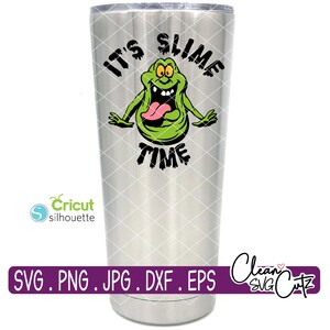 Plotterdatei Its Slime Time, Slimer SVG, Layered SVG, Plotterdatei, Cricut, Plotterdatei, Cricut ...