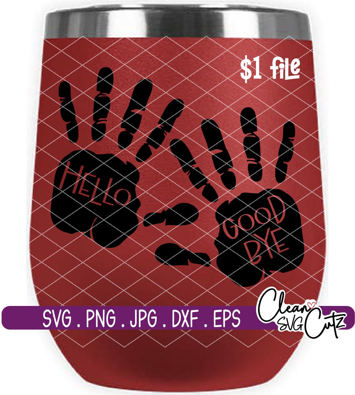 Hello Goodbye SVG Umbrella Academy Klaus Hargreeves Svg File - Etsy