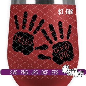 Hello Goodbye SVG Umbrella Academy Klaus Hargreeves Svg File for CRICUT ...