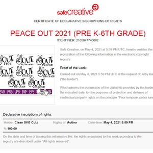 Peace Out Pre-k SVG, Pre-k 2022 SVG, Graduation Svg, Peace Out Svg ...