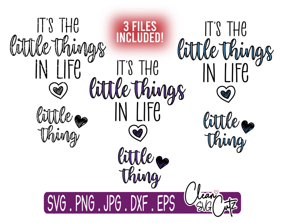 It's the Little Things in Life SVG, Mothers Day Svg, Mommy Me Shirts ...