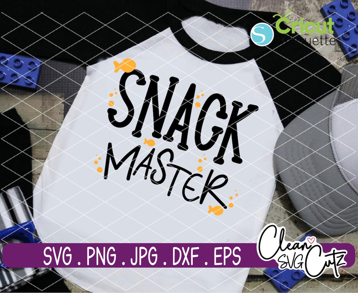 Snack Master Svg Baby Toddler SVG DXF Eps PNG High - Etsy