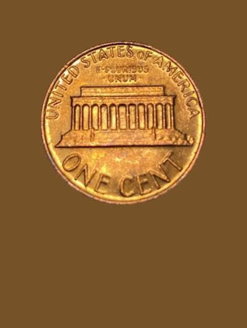 1982 Lincoln Memorial One Cent Coin - Etsy