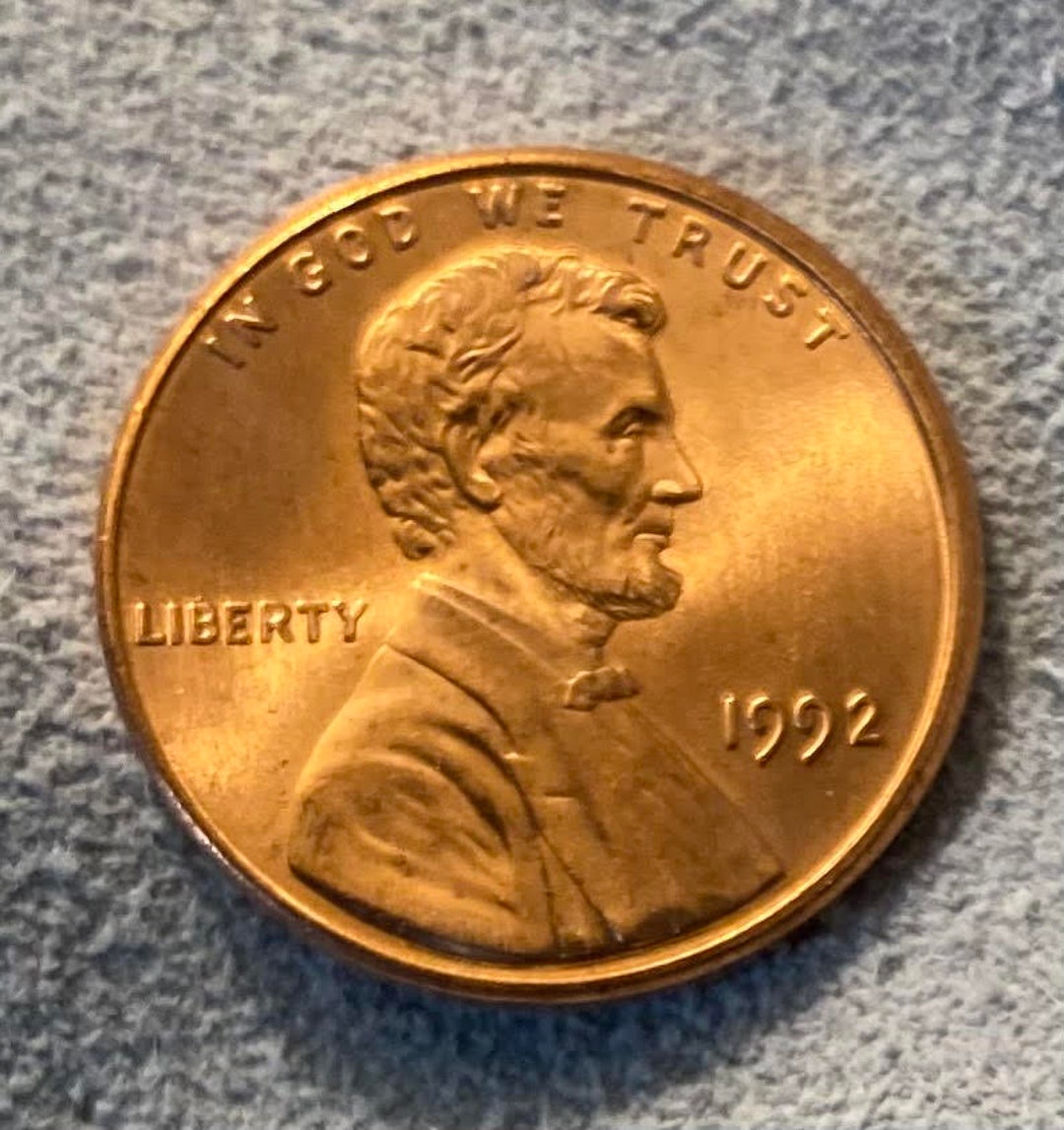 1992 Lincoln Memorial One Cent Coin - Etsy