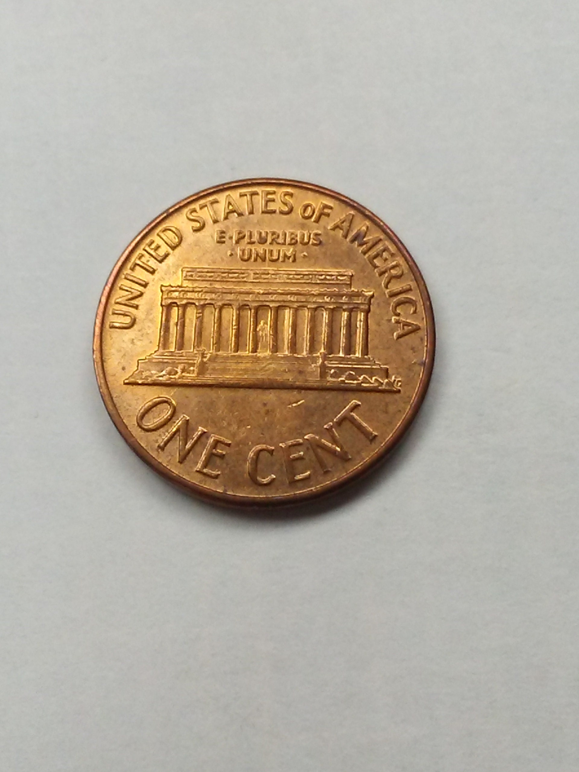 1963 D Lincoln Memorial One Cent Coin - Etsy