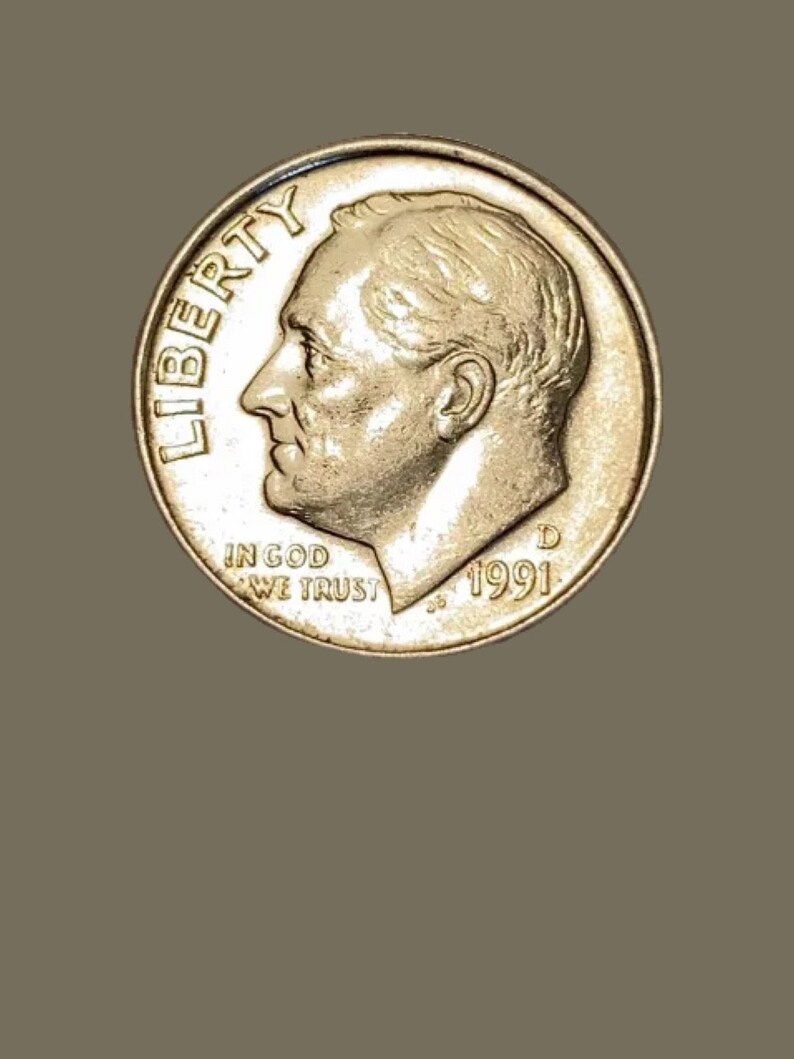 1991 D Roosevelt Dime - Etsy